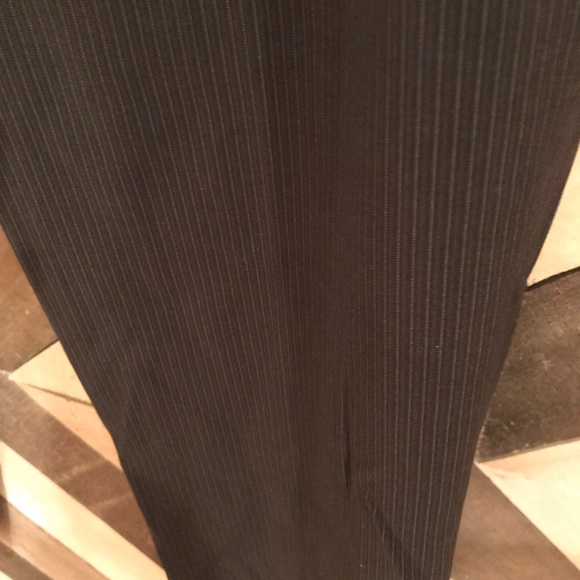 George | Pants | Mens George Black Gray Pinstriped Pants 343 | Poshmark